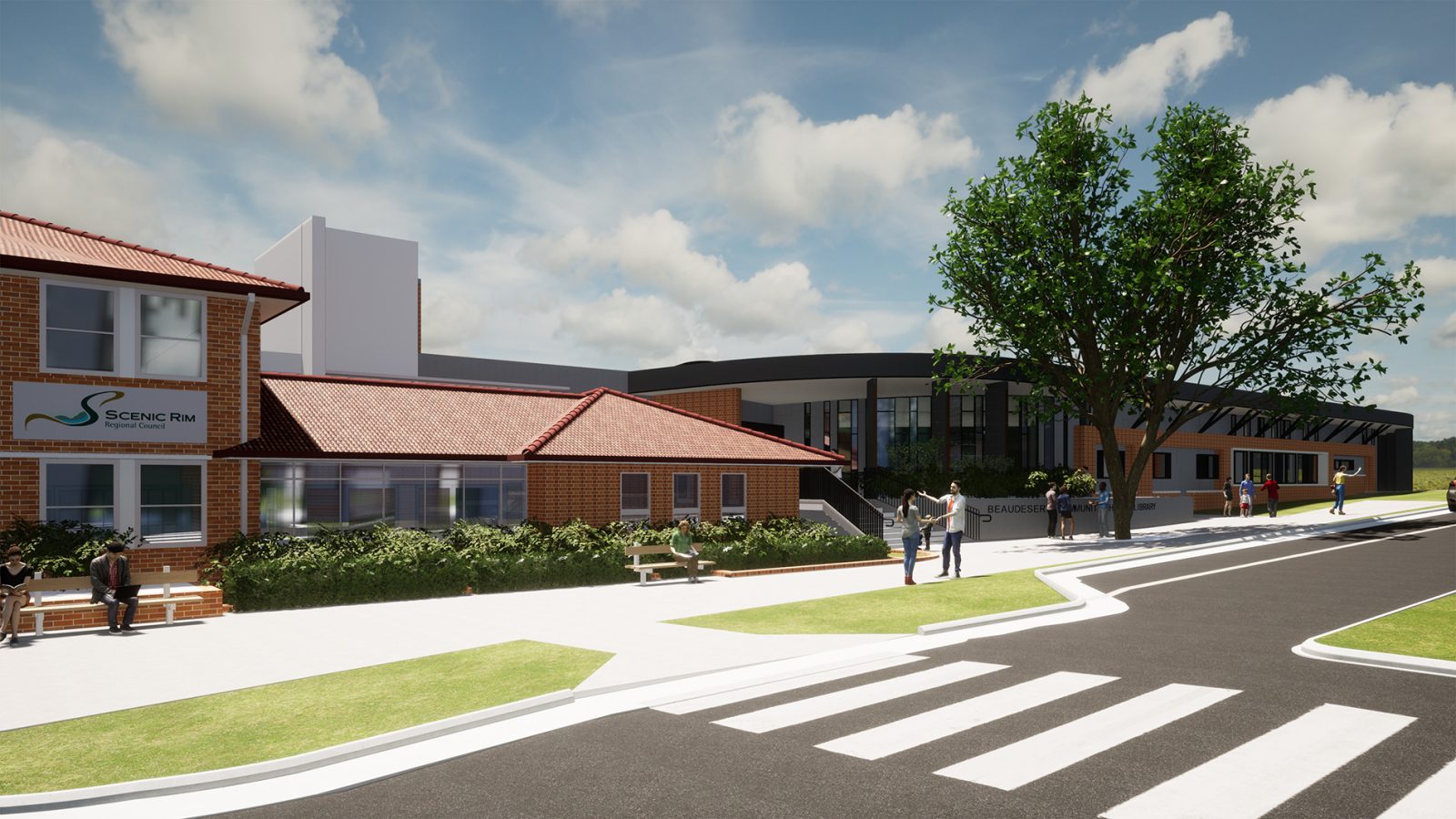 Beaudesert Library Exterior 2 – COMPLETE URBAN